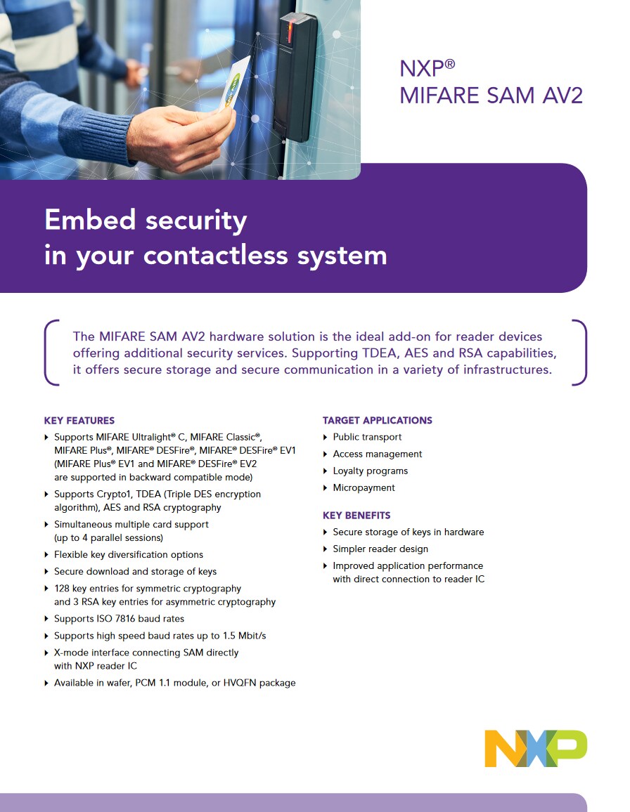 MIFARE SAM_NXP 半导体