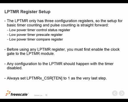 Low Power Timer for Kinetis® MCUs | NXP 半导体